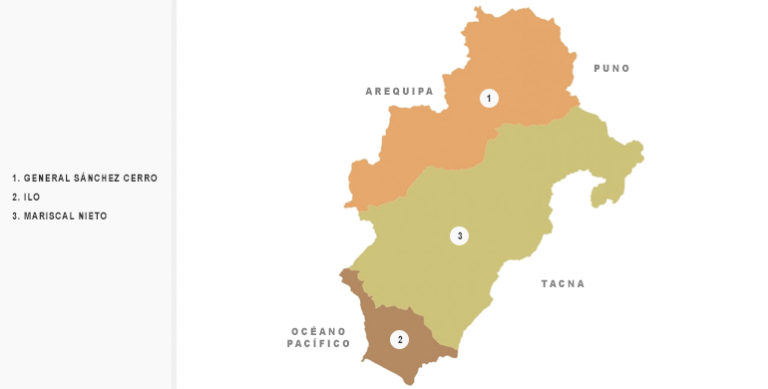 Provincia de General Sánchez Cerro, departamento de Moquegua, Perú