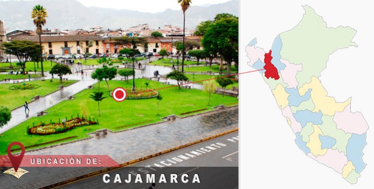 Ubicación de Cajamarca - Turismo & Viajes Info Perú