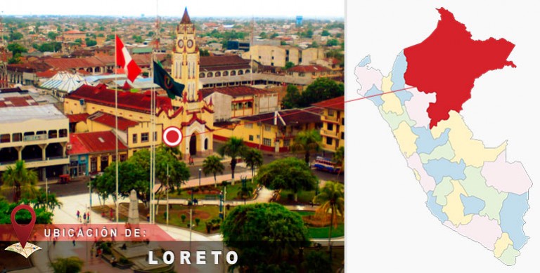 Ubicación de Loreto - Turismo & Viajes Info Perú