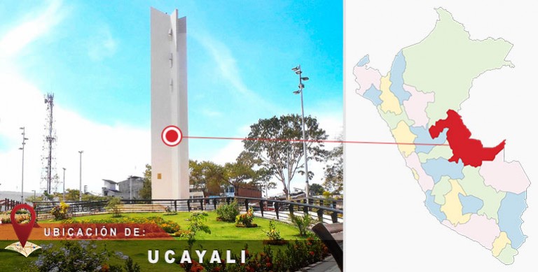 Ubicación de Ucayali - Turismo & Viajes Info Perú
